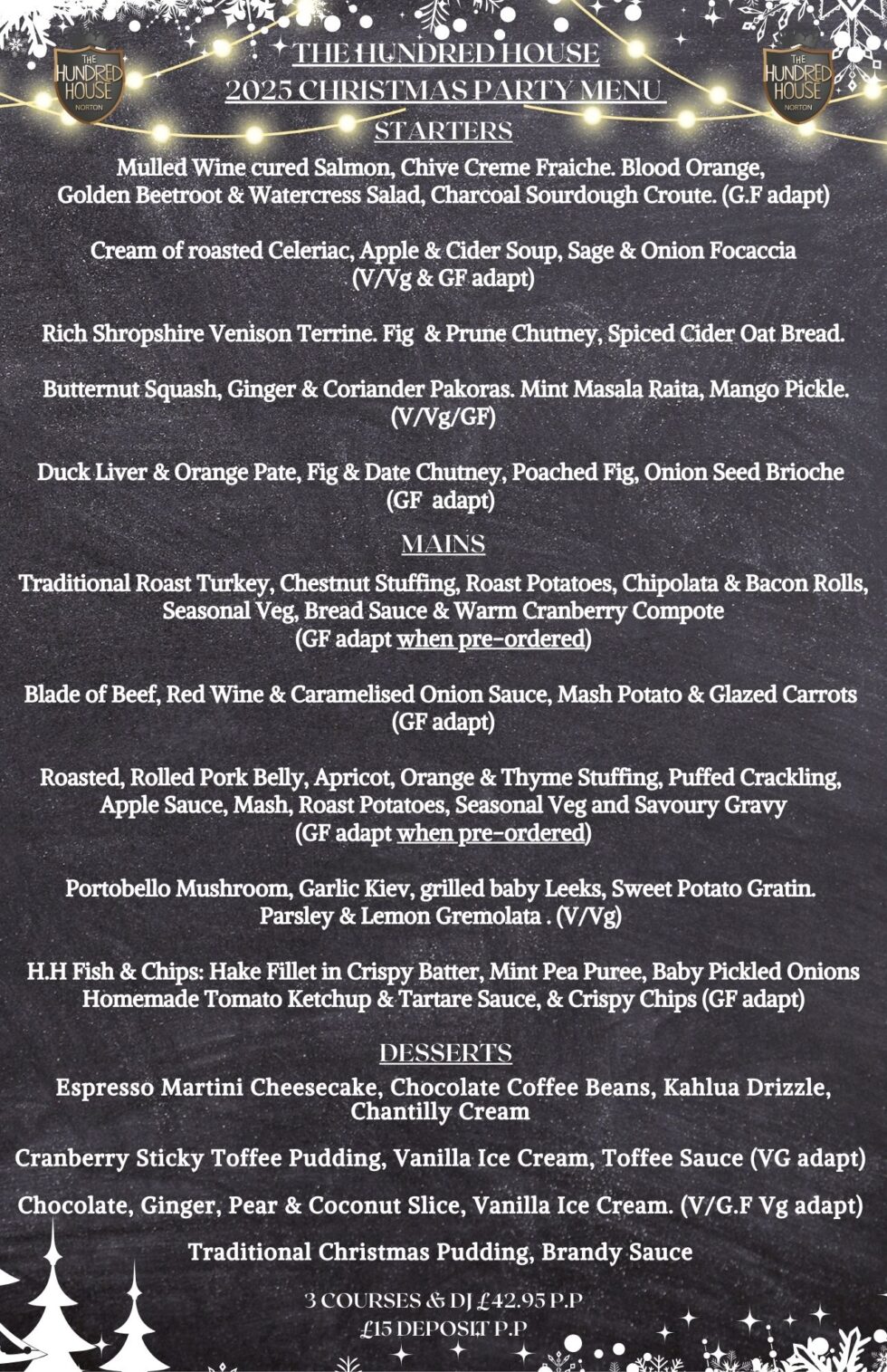 Christmas Party Nights - Hundred House